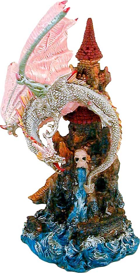 Extra large Dragons Castle Figurine